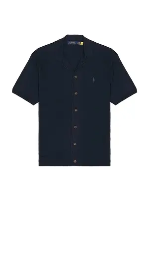 Polo Ralph Lauren Short Sleeve Cardigan - Bright Navy