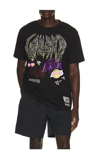 Mitchell & Ness Nba Los Angeles Lakers Best In Class Tee - Black