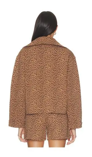 The Upside Javan Jones Quarter Zip Sweater In Brown