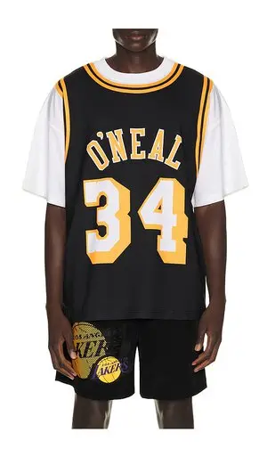Mitchell & Ness Nba Shaquille O'neal Best In Class Short Sleeve Jersey - Black