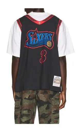 Mitchell & Ness Nba Allen Iverson Best In Class Short Sleeve Jersey