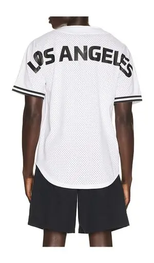 Mitchell & Ness Nba Los Angeles Lakers Monochrome Mesh Shirt
