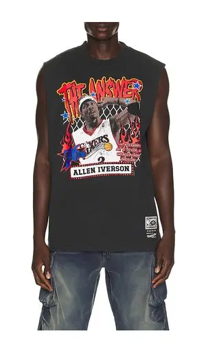 Mitchell & Ness Nba Allen Iverson Best In Class Tank - Black