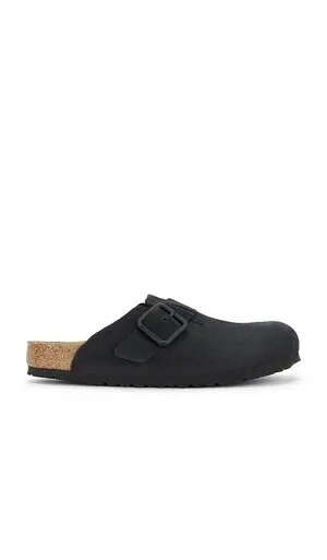 BIRKENSTOCK Boston Wire Buckle Clogs - Black