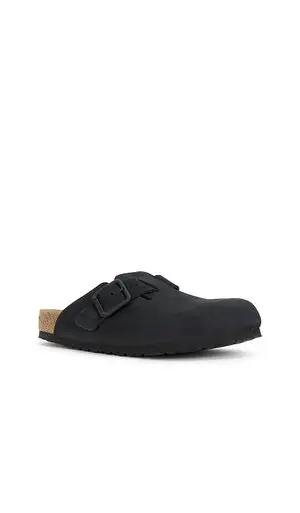 BIRKENSTOCK Boston Wire Buckle Clogs - Black