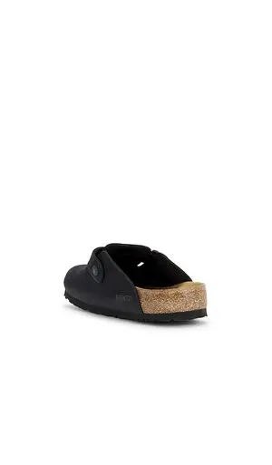 BIRKENSTOCK Boston Wire Buckle Clogs - Black