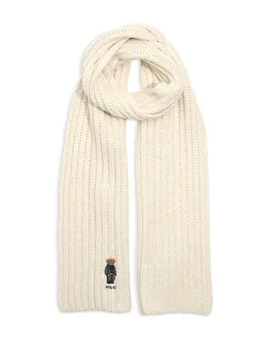 Polo Ralph Lauren Ralph Lauren Denim Bear Scarf - Cream