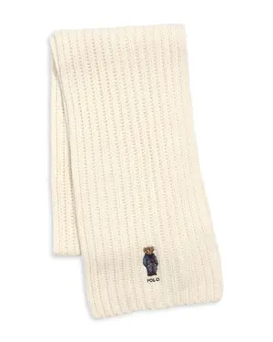 Polo Ralph Lauren Ralph Lauren Denim Bear Scarf - Cream