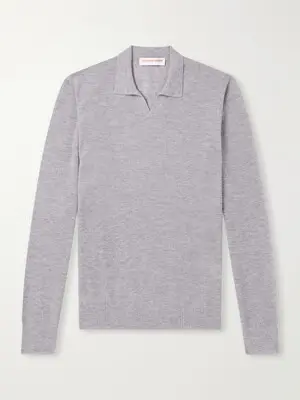 Orlebar Brown Bresson Cashmere Polo Shirt
