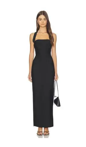 Superdown Caisyn Halter Maxi Dress - Black