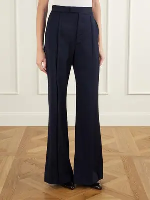 VIVIENNE WESTWOOD Serge Pleated Wool Flared Pants