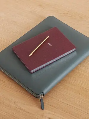 Smythson Panama Leather A4 Folder