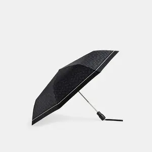 COACH OUTLET Coach Outlet Signature Umbrella Silver/charcoal