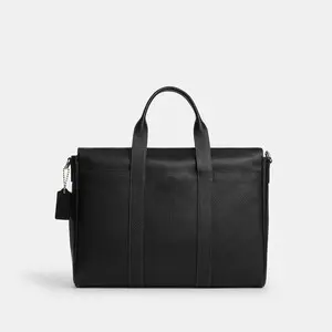 COACH OUTLET Sullivan Portfolio Brief - Silver/black