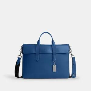 COACH OUTLET Sullivan Portfolio Brief Silver/true Blue