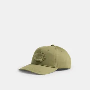 COACH OUTLET Coach Soho Flat Brim Baseball Cap - Olive