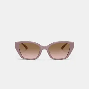 COACH OUTLET C Hardware Square Cat Eye Sunglasses - Putty