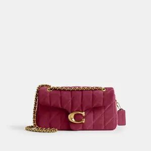 COACH OUTLET Tabby Shoulder Bag 26 With Quilting - Brass/dark Fuchsia