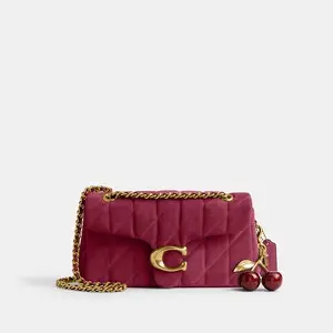 COACH OUTLET Tabby Shoulder Bag 26 With Quilting - Brass/dark Fuchsia