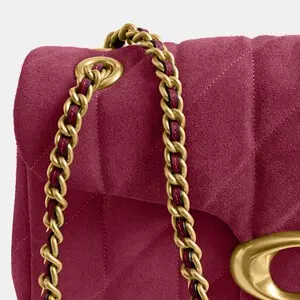 COACH OUTLET Tabby Shoulder Bag 26 With Quilting - Brass/dark Fuchsia