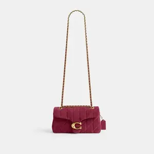 COACH OUTLET Tabby Shoulder Bag 26 With Quilting - Brass/dark Fuchsia