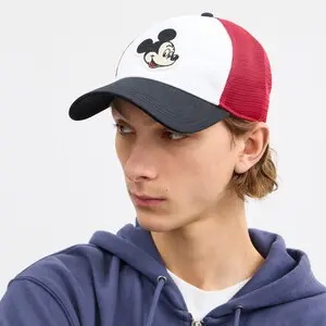 COACH OUTLET Disney X Coach Trucker Hat With Mickey Mouse Applique