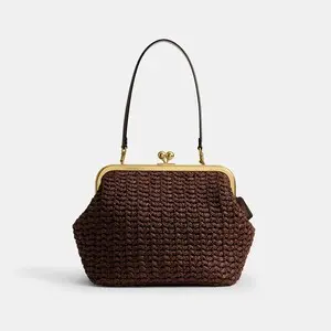 COACH OUTLET Coach Kisslock Frame Bag 27 - Brass/maple