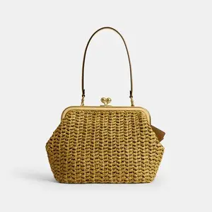 COACH OUTLET Kisslock Frame Bag 27 - Brass/muted Olive