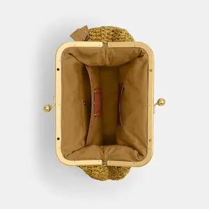 COACH OUTLET Kisslock Frame Bag 27 - Brass/muted Olive