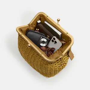 COACH OUTLET Kisslock Frame Bag 27 - Brass/muted Olive