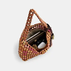 COACH OUTLET Brooklyn Shoulder Bag 28 With Wooden Beading