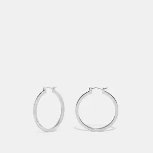 COACH OUTLET Hoop Earrings With Enamel Detail