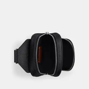 COACH OUTLET Racer Sling Pack - Silver/black