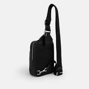 COACH OUTLET Racer Sling Pack - Silver/black