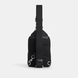 COACH OUTLET Racer Sling Pack - Silver/black