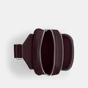 COACH OUTLET Racer Sling Pack - Silver/black Currant