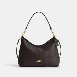 COACH OUTLET Laurel Shoulder Bag - Gold/walnut/black