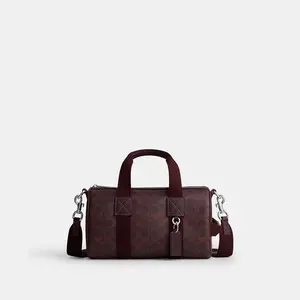 COACH OUTLET Explorer Duffle Bag 28 - Silver/black Currant