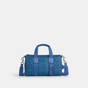 COACH OUTLET Explorer Duffle Bag 28 Silver/blue Aqua