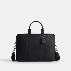 COACH OUTLET Austin Brief - Silver/black