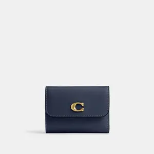 COACH OUTLET Essential Card Holder Wallet - Brass/navy