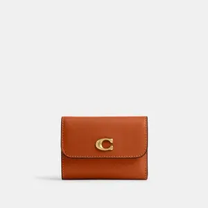 COACH OUTLET Essential Card Holder Wallet Brass/toffee