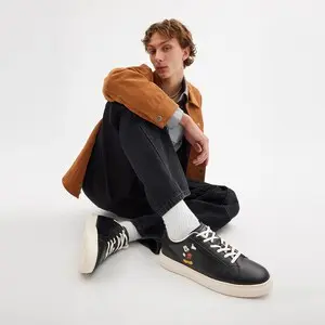 COACH OUTLET Disney X Coach High Line Sneaker With Mickey Mouse