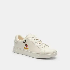 COACH OUTLET Disney X Coach High Line Sneaker With Mickey Mouse - Chalk