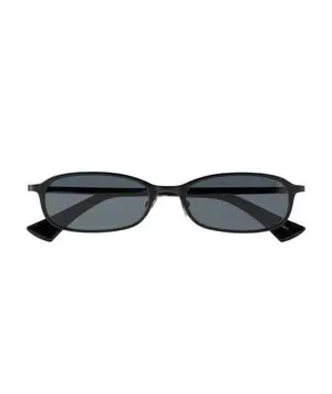 Saint Laurent Round-frame Metal Sunglasses - Black