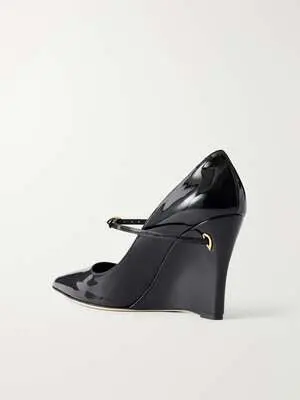 Jennifer Chamandi Lorenzo 105 Patent-leather Pumps