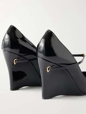 Jennifer Chamandi Lorenzo 105 Patent-leather Pumps