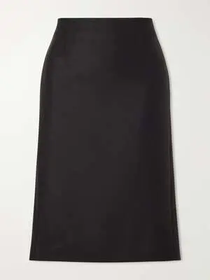 MAISON MARGIELA Wool-blend Felt Midi Skirt