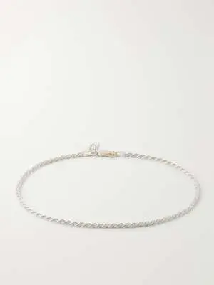 LOREN STEWART Twisted Sterling Anklet