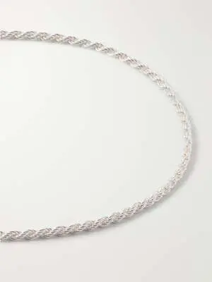 LOREN STEWART Twisted Sterling Anklet